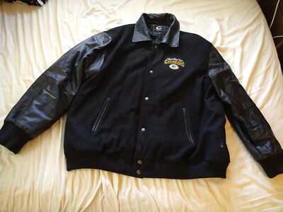 g-iii sports by carl banks varsity jacket Green bay packers Superbowl ...