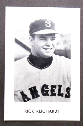 1965 RICK REICHARDT Seattle Angels popcorn card high grade no flaws PCL ...