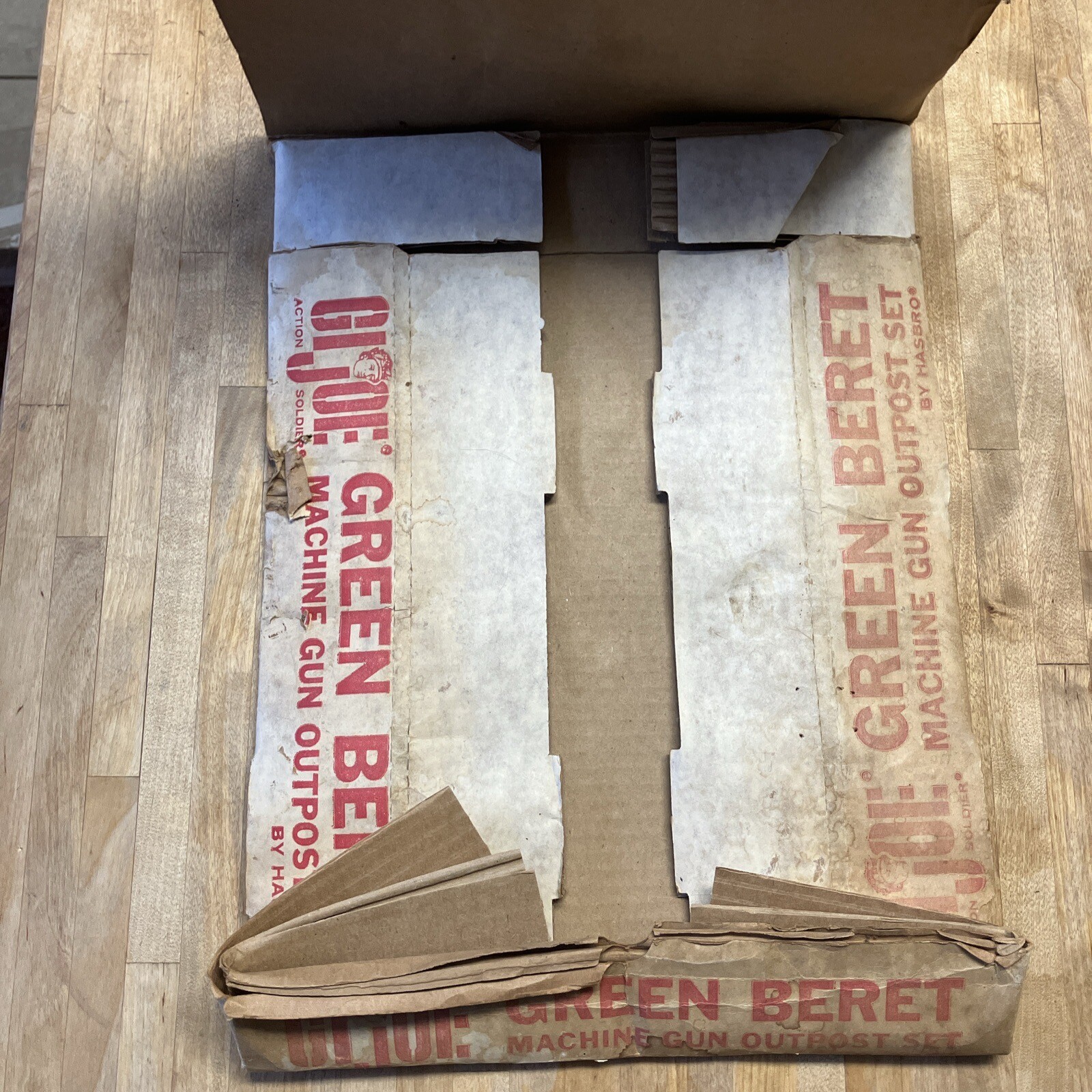 Original 1966 GI Joe 12" Green Beret Machine Gun Outpost 5978 w box ...