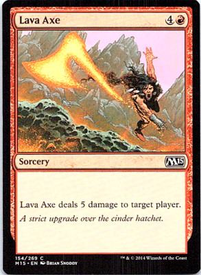 Lava Axe Magic The Gathering 2015 Card Light Play X1 | eBay