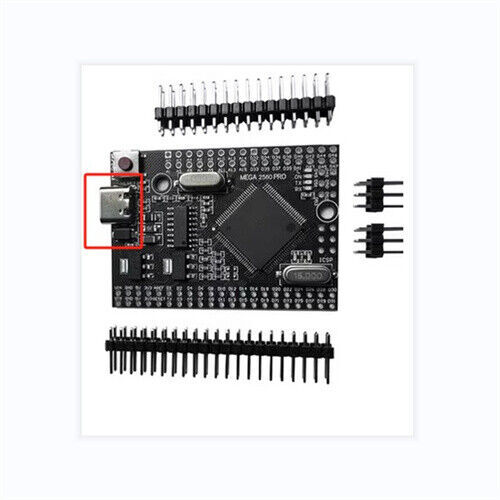 Mega2560 Pro Module Embed CH340G/ATmega2560 16AU Chip Compatible with ...