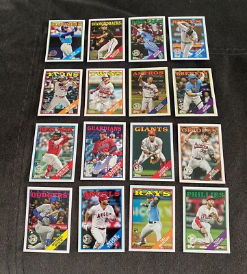 2023 Topps Baseball Updates Series - 1988 #35th Anniversary Inserts ...
