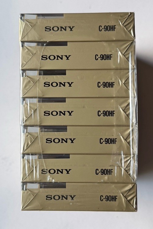 Sony 7 Pack C-90HF Blank Cassette Tape 90mins Hi-Fi Type 1 Normal Bias SEALED | eBay