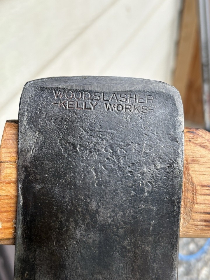 Kelly Works Woodslasher Axe, 28 Inch Handle, 4.23 lb, Vintage Original ...