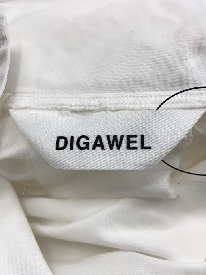 DIGAWEL Long Sleeve Shirt, Cotton, White, Solid Color | eBay