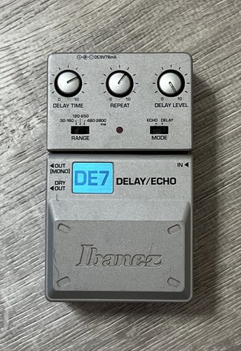 Ibanez DE7 Delay / Echo Guitar Effect Pedal | eBay