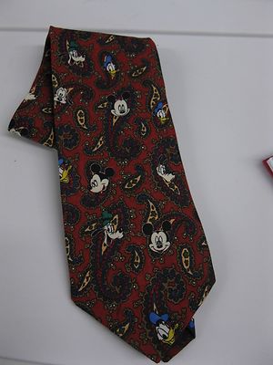Disney Mickey Daffy Goofy Novelty Tie | eBay