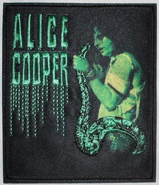 Alice Cooper Snake Patch Heavy Metal | eBay