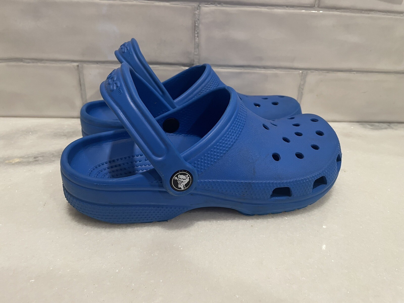 Crocs Unisex-Adult Classic Clogs Royal Blue Slip On 5… - Gem