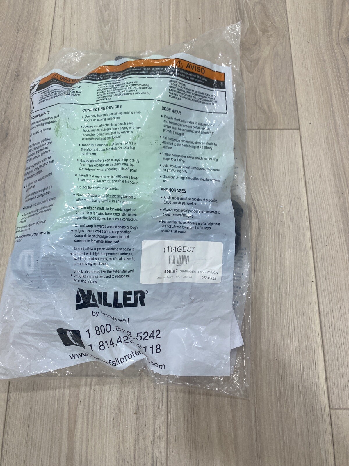 P950qc UGN Harness Python Ultra Duraflex Univ Qc Hrdwre Miller 1 EA for ...