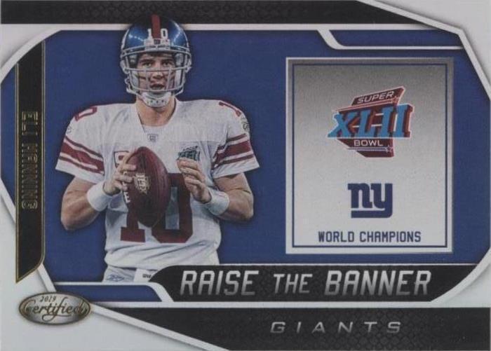 2019 Panini Certified - Raise the Banner Eli Manning #RTB-EM for sale ...