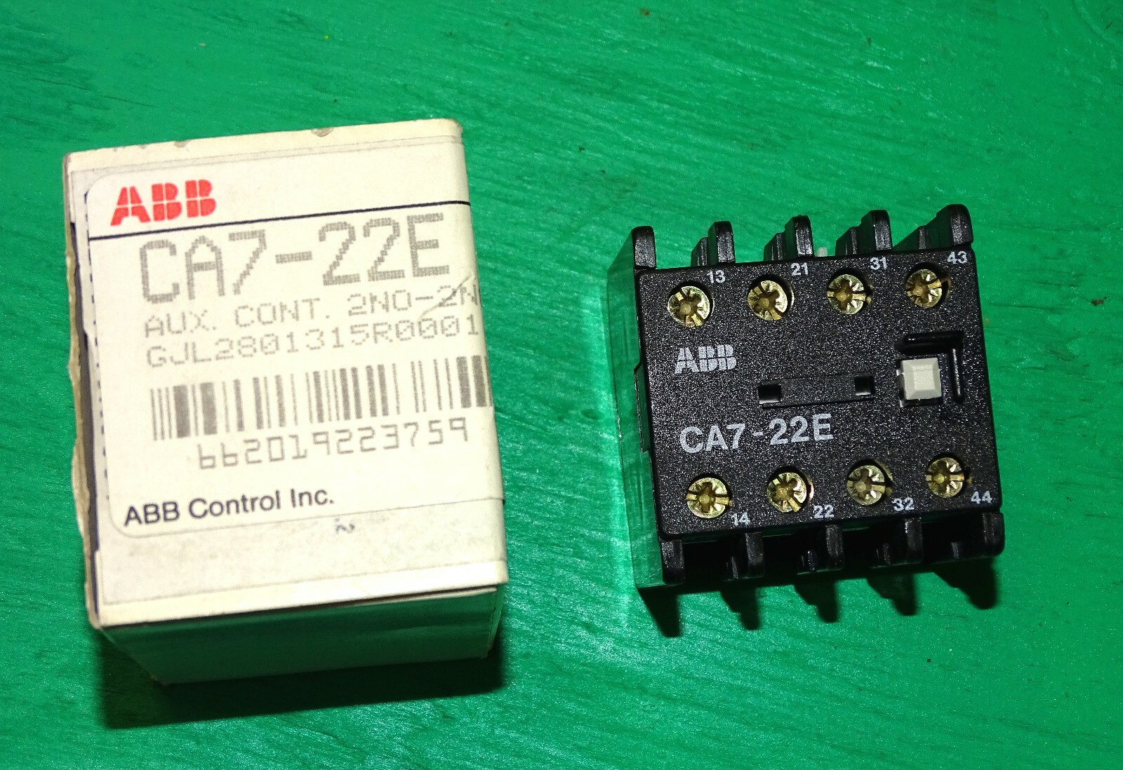 ABB controls #CA7-22E Auxiliary Contact Poles for contactor - 2NO-2NC ...