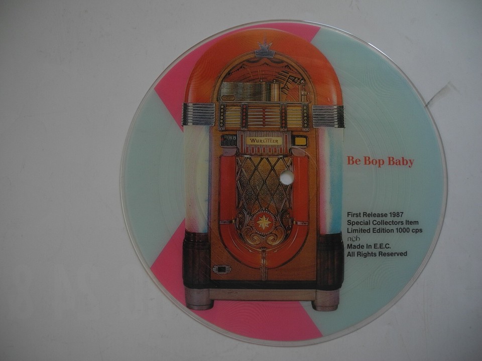 RICKY NELSON Stood Up / Be Bop Baby 45 7" PICTURE DISC single 1987 ...