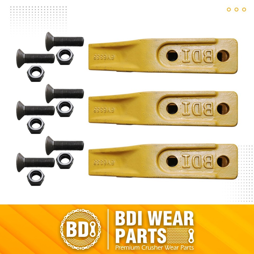 1358203 Teeth 6Y6335 CAT Style Backhoe Loader / Excavator Unitooth w ...