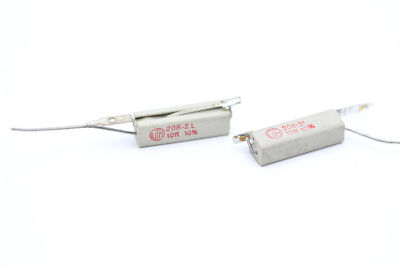 CEMENTED CERAMIC RESISTOR 10 OHM 4W R. FUSE. 10% UTM VERTICAL NOS *1PC ...