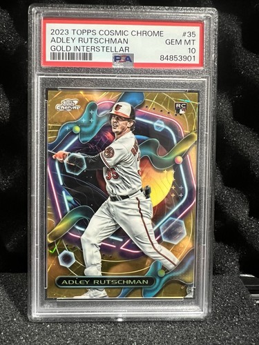 2023 Topps Cosmic Chrome - Adley Rutschman #35 Gold Interstellar ...