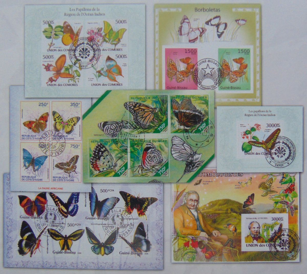 10 diff. topical stamp packets w/ 70 sheets cat. listed (cto) Lot #2 | eBay