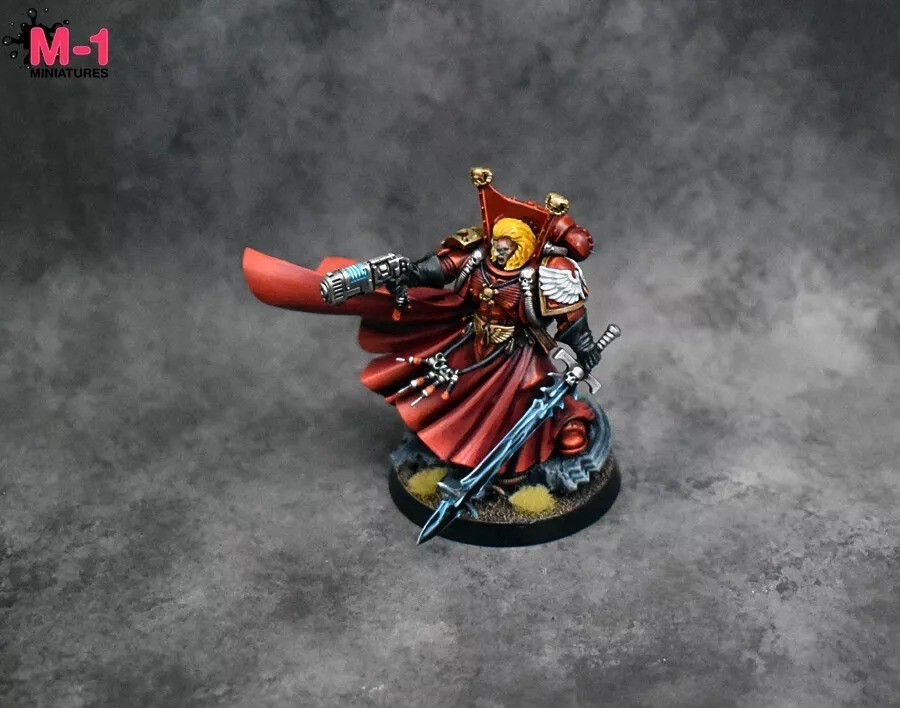 Warhammer 40k Primaris Space Marines Blood Angels Mephiston M1 painted ...