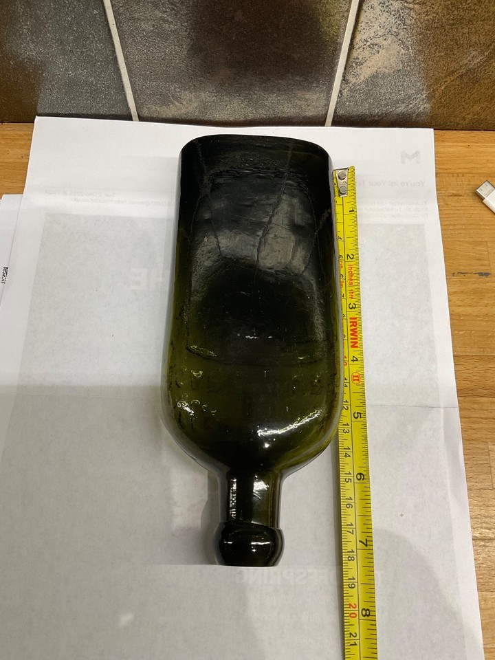 warners safe cure half pint green heavily embossed small size | eBay UK