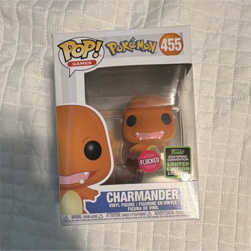 Funko Pop! Vinyl Pokémon Charmander #455 Flocked 2020 Exclusive | eBay