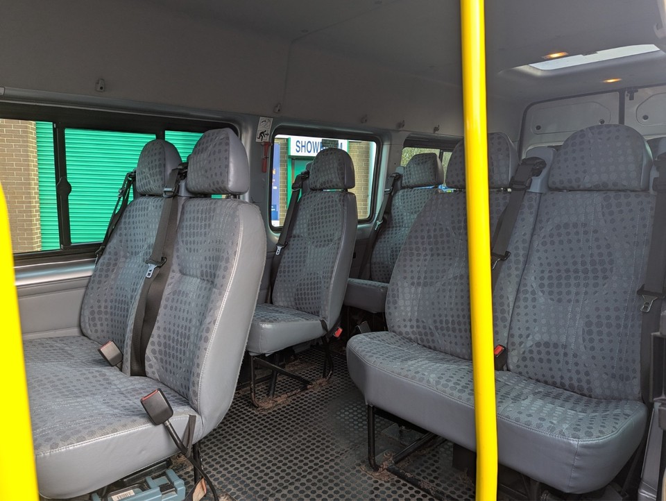 Ford Transit Mini Bus 17 Seater 2012 Silver PSV MOT | eBay UK
