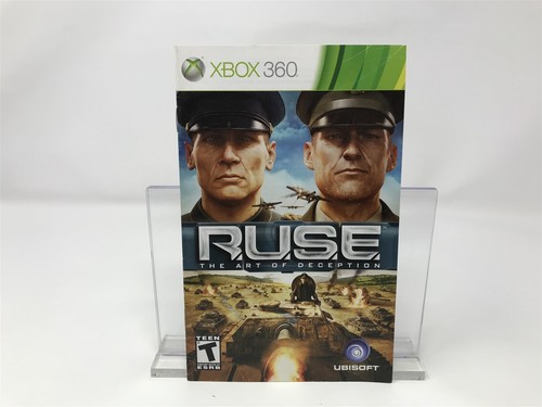 R.U.S.E. • Ruse the Art of Deception Microsoft Xbox 360 Instruction ...