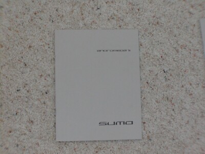 Vintage Original Sumo Andromeda II Manual. Good Condition. | eBay