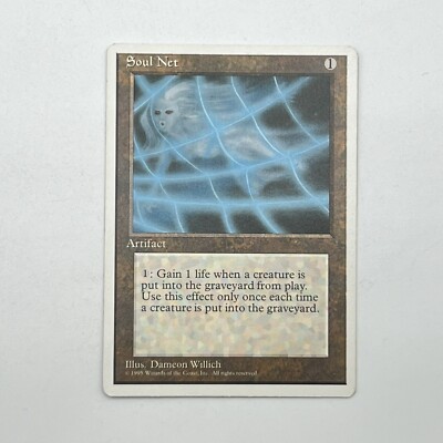 Magic The Gathering MTG Soul Net - 4th Edition - EX Authentic ...