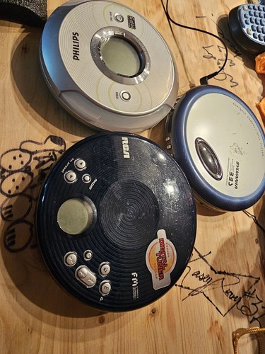 2 Working Portable CD players And One Bonus | eBay