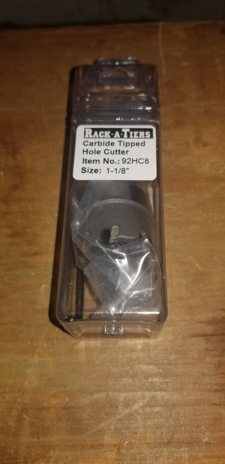 Carbide tipped hole cutter 1-1/8" Rack-A-Tiers | eBay