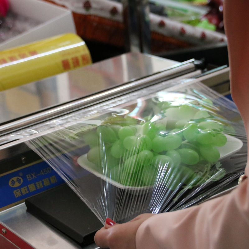 17" 45cm Food Tray Wrapper Stretcher Film Wrap Sealer Wrapping ...