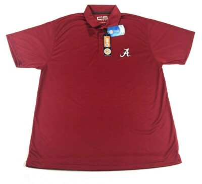 Alabama Crimson Tide Men's Polo Golf Shirt Short Sleeve NWT Officially ...