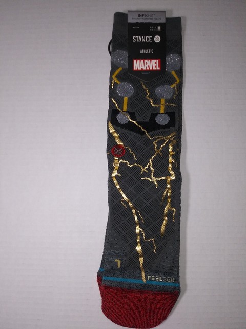 Stance Marvel Thor Unisex Athletic Socks Infiknit Grey for sale online ...