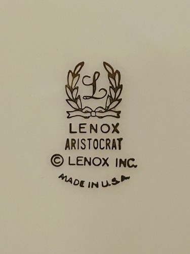 RARE DISCONTINUED LENOX CHINA ARISTOCRAT GOLD EDGE Set For 4 | eBay