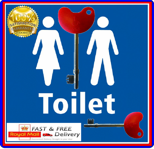 Disabled Toilet Bathroom RADAR KEY Easy Turn Door Access EASY GRIP FREE ...