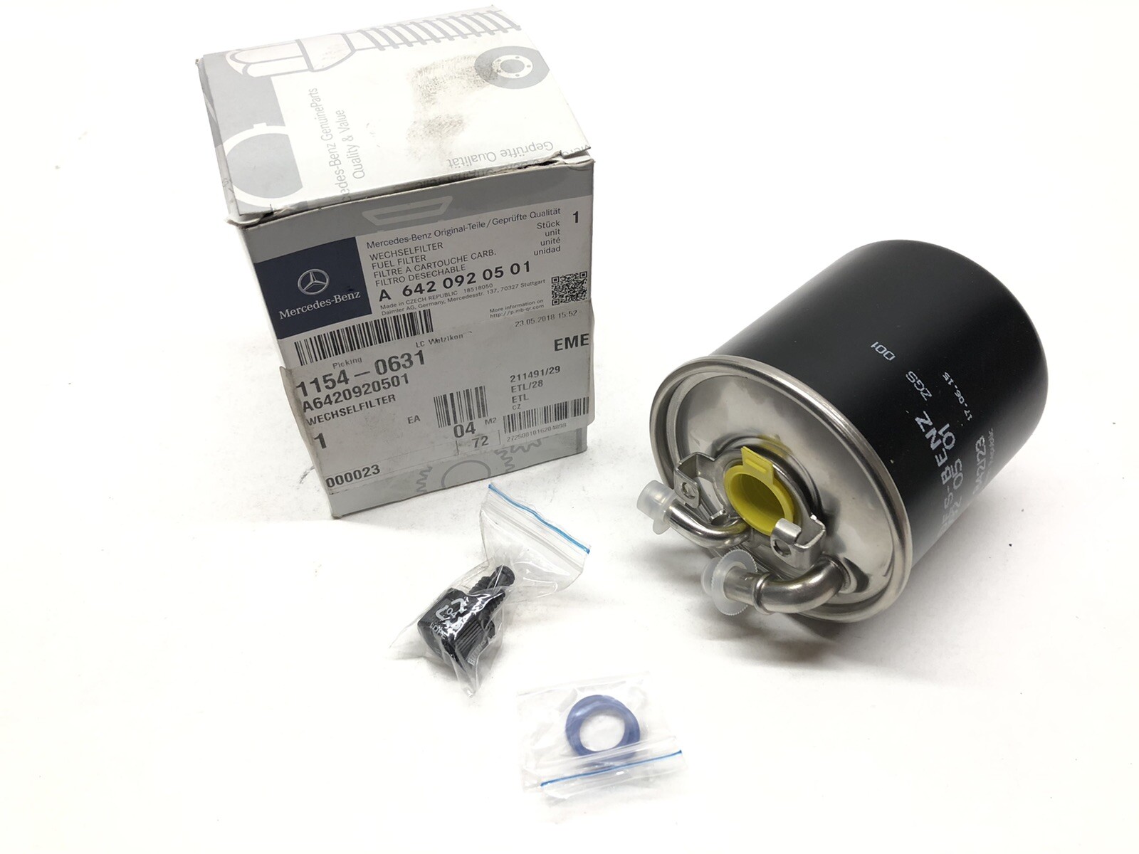 Original Mercedes-Benz W221 W463 W211 W204 Kraftstofffilter Diesel ...