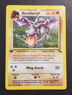 Pre Evolución De Aerodactyl Fantasy Studio Aerodactyl Mega