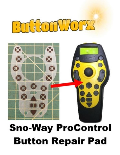 SNO-WAY Pro Control Keypad Button Repair Pad For 96112244, 96112246 ...
