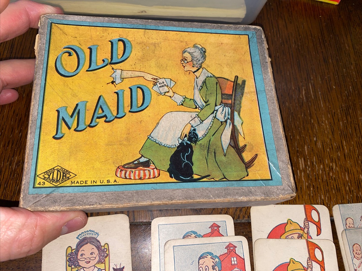 Nosey News Vintage Old Maid Cards Vintage Playing Cards – Old Maid