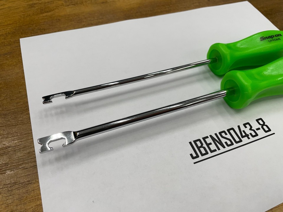 Snap-on Tools USA NEW 2 Piece GREEN Hard Handle Push-Pull Spring Tool ...