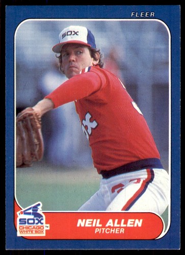 1986 Fleer Update Neil Allen Baseball Cards #U-3 | eBay