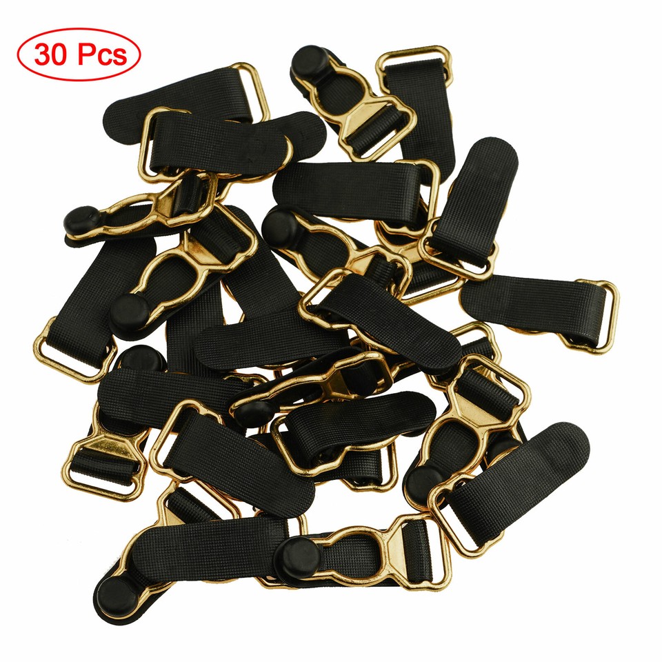 30Pc Corset Belt Clips Leg Garter Clasp Suspender End Hook Stockings ...