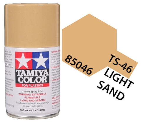Tamiya 85046 TS-46 Light Sand Lacquer Spray Paint 100ml TAM85046 - US ...