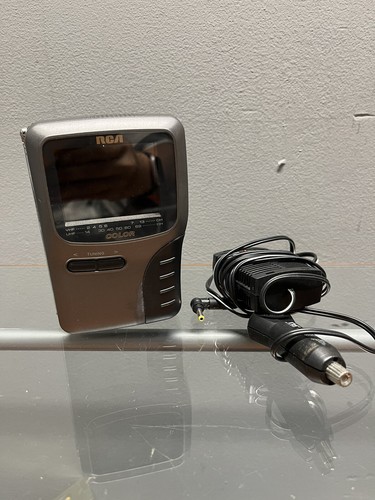 RCA Portable LCD Color TV Handheld 16-3051 Television Vintage | eBay