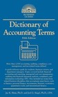 Dictionary of Accounting Terms (Barron's Dictionary of Accou - VERY ...