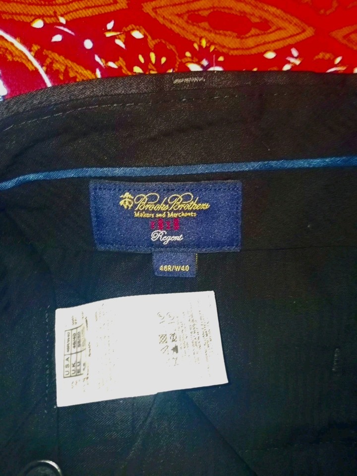 Brooks Brother 1818 REGENT x Trabaldo Togna ESTRATO Italian Wool 46R 40 ...