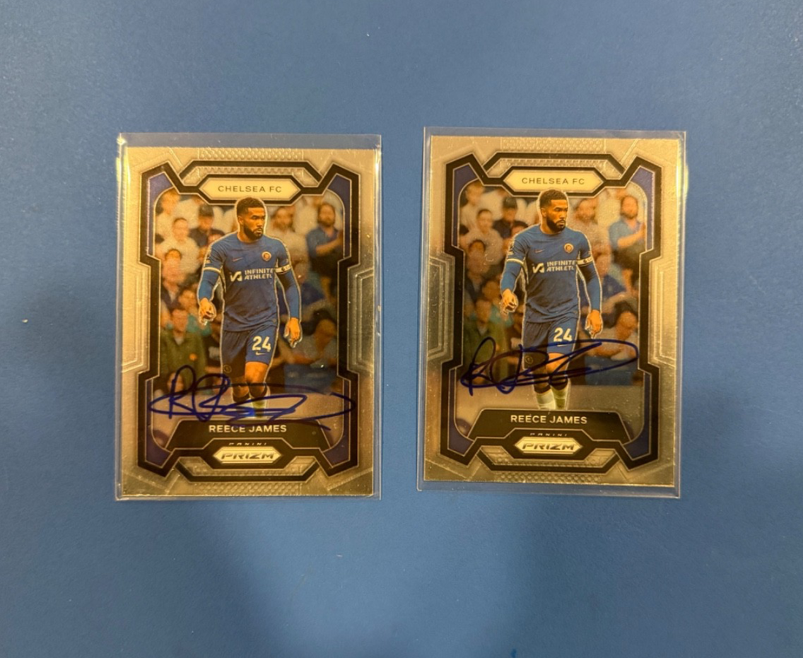 Reece James Panini Chelsea FC England National Prizm 2023 Signed ...