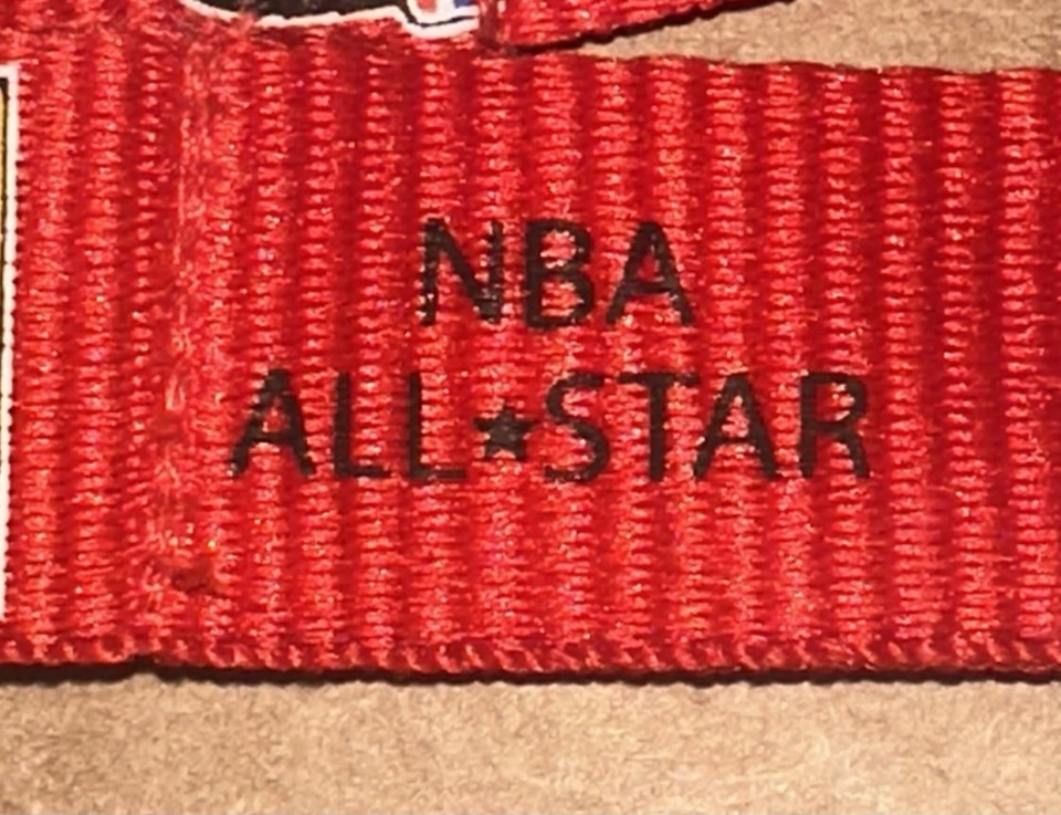 2004 NBA All Star Game Press Pass Media Credential Badge Los Angeles ...