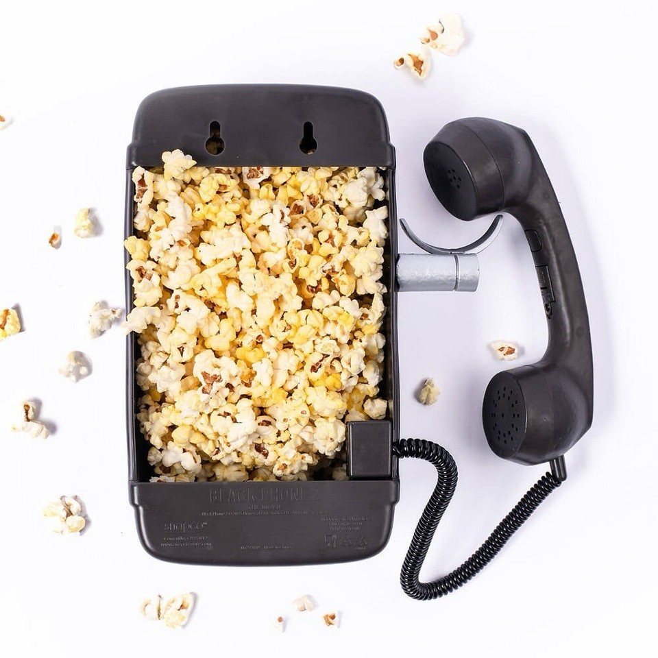 RARE NEW Black Phone 2 AMC Exclusive Rotary Phone Popcorn Bucket w ...