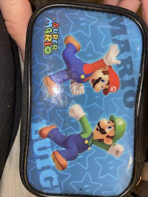 Mario Luigi Nintendo DS Power A Traveling Carrying Case Holder Super ...